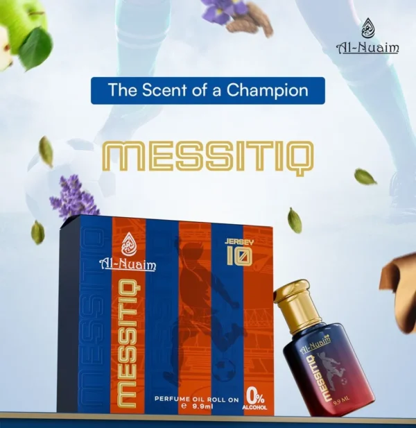 Al Nuaim Messitiq Attar 9.9ML - Strength For Players - Madni Perfumers
